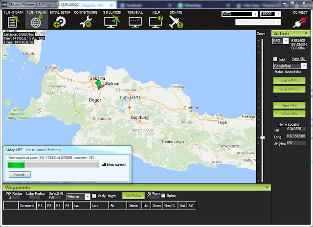 Tutorial Electronics and Programming: Tutorial Offline Google Map API using GMAP.NET Cached Maps